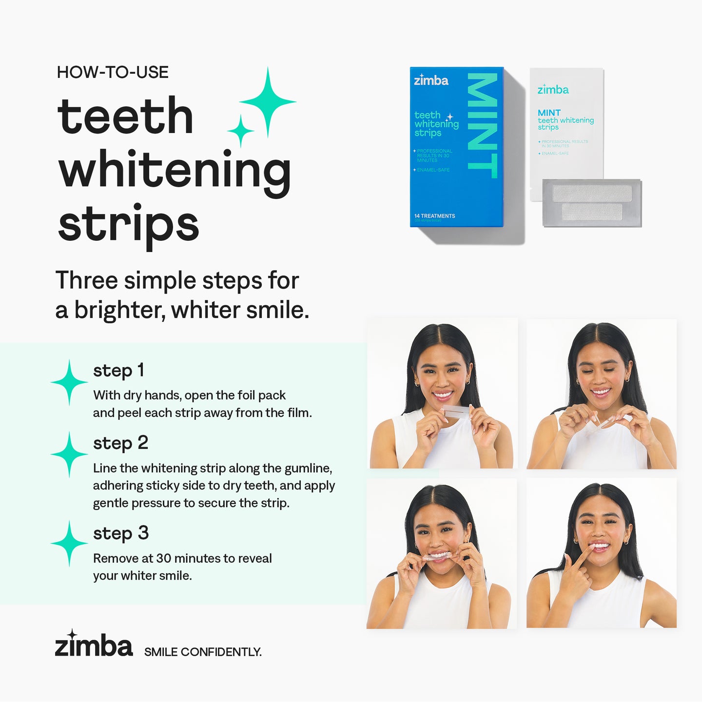 Coconut Whitening Strips - Zimba